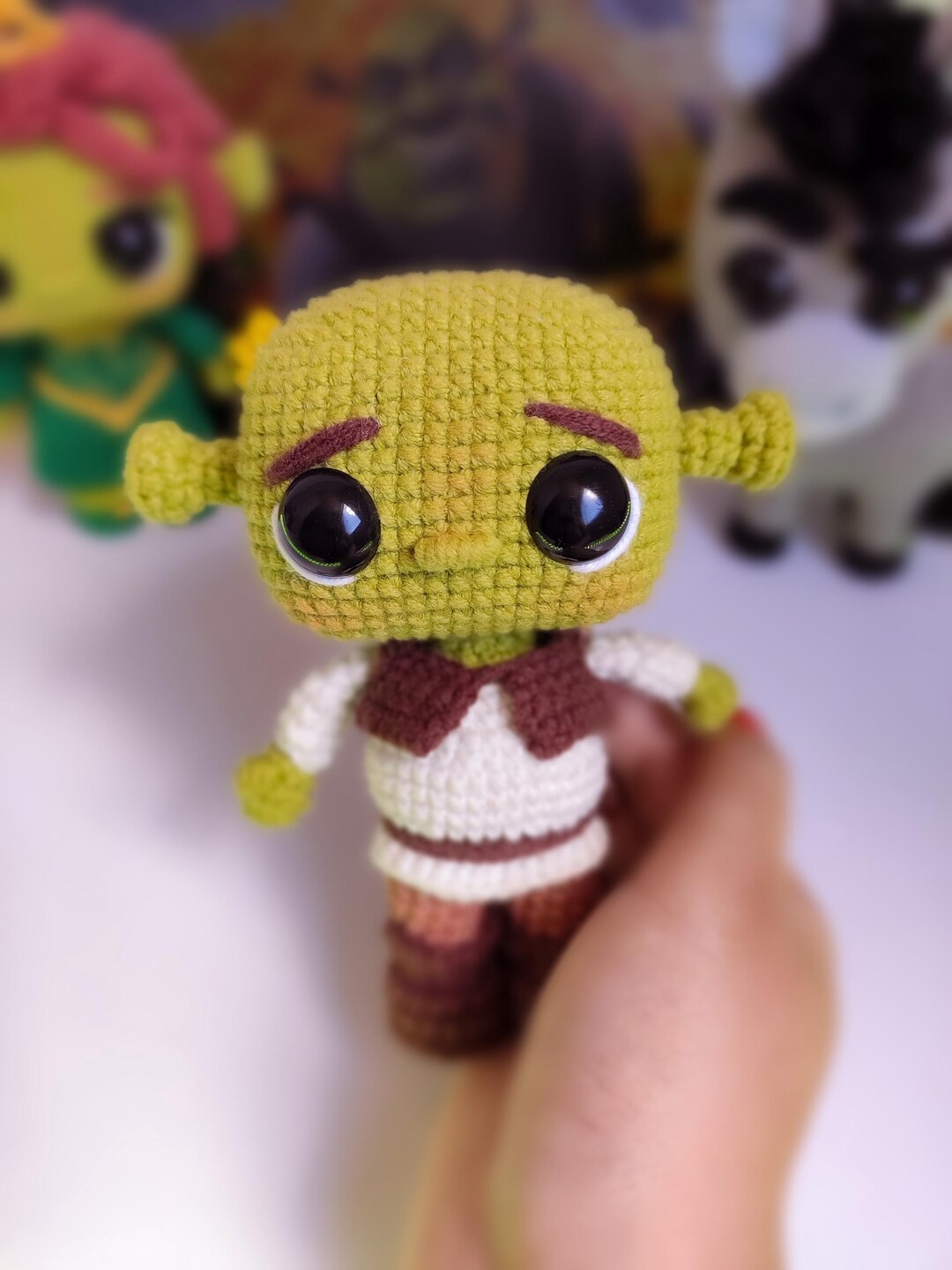 Shrek Crochet Pattern, PDF English Pattern, Funko Pop Crochet - Etsy ...
