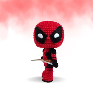 Superhero Crochet Patterns Amigurumi Deadpool, Wolverine, and Dogpool PDF english - Etsy