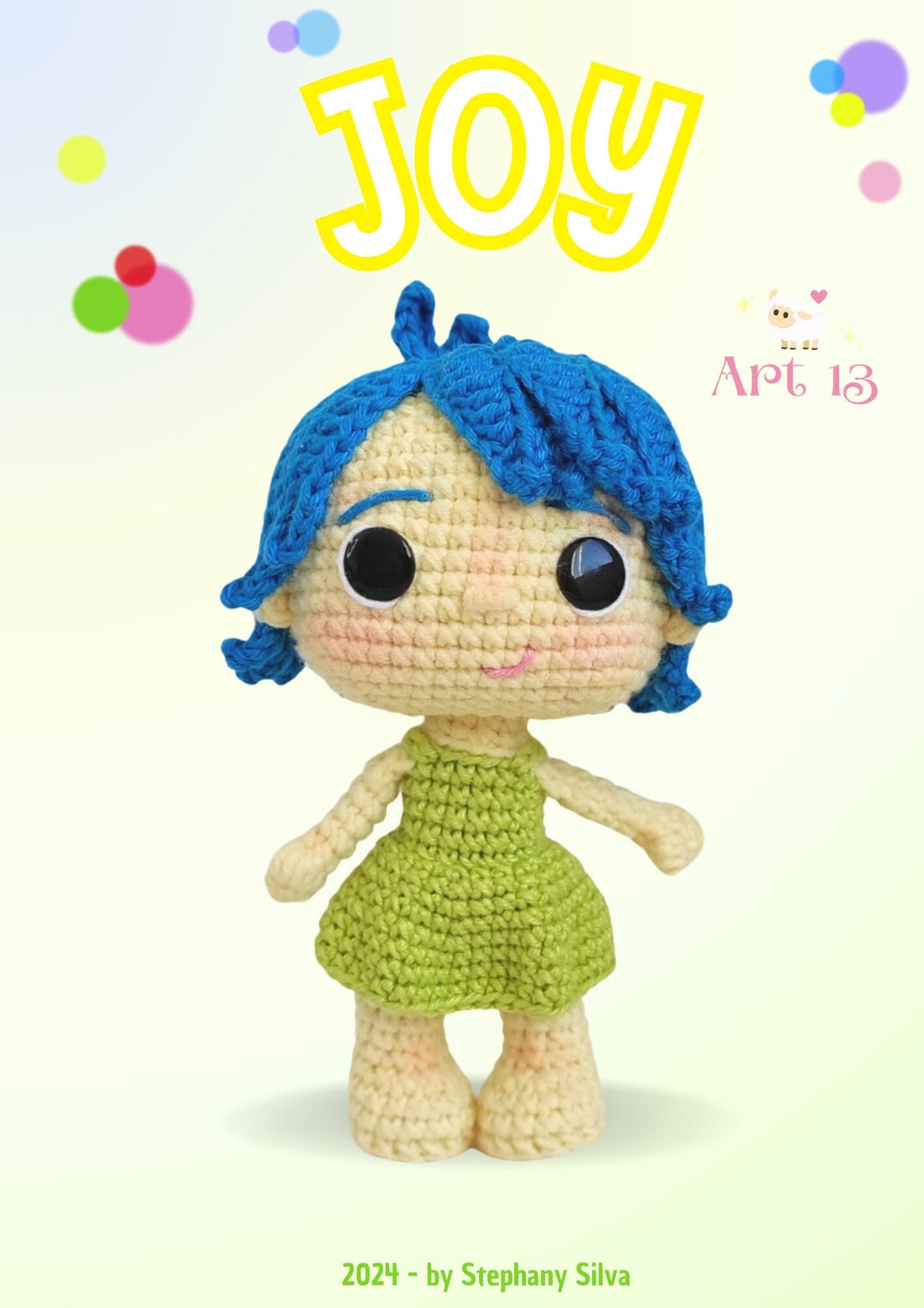 Joy Crochet Pattern, Amigurumi Pattern, PDF English Pattern, Funko Pop ...