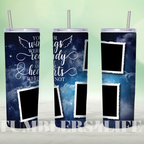 Memorial Picture Memorial Sublimation Designs 20oz Skinny - Etsy