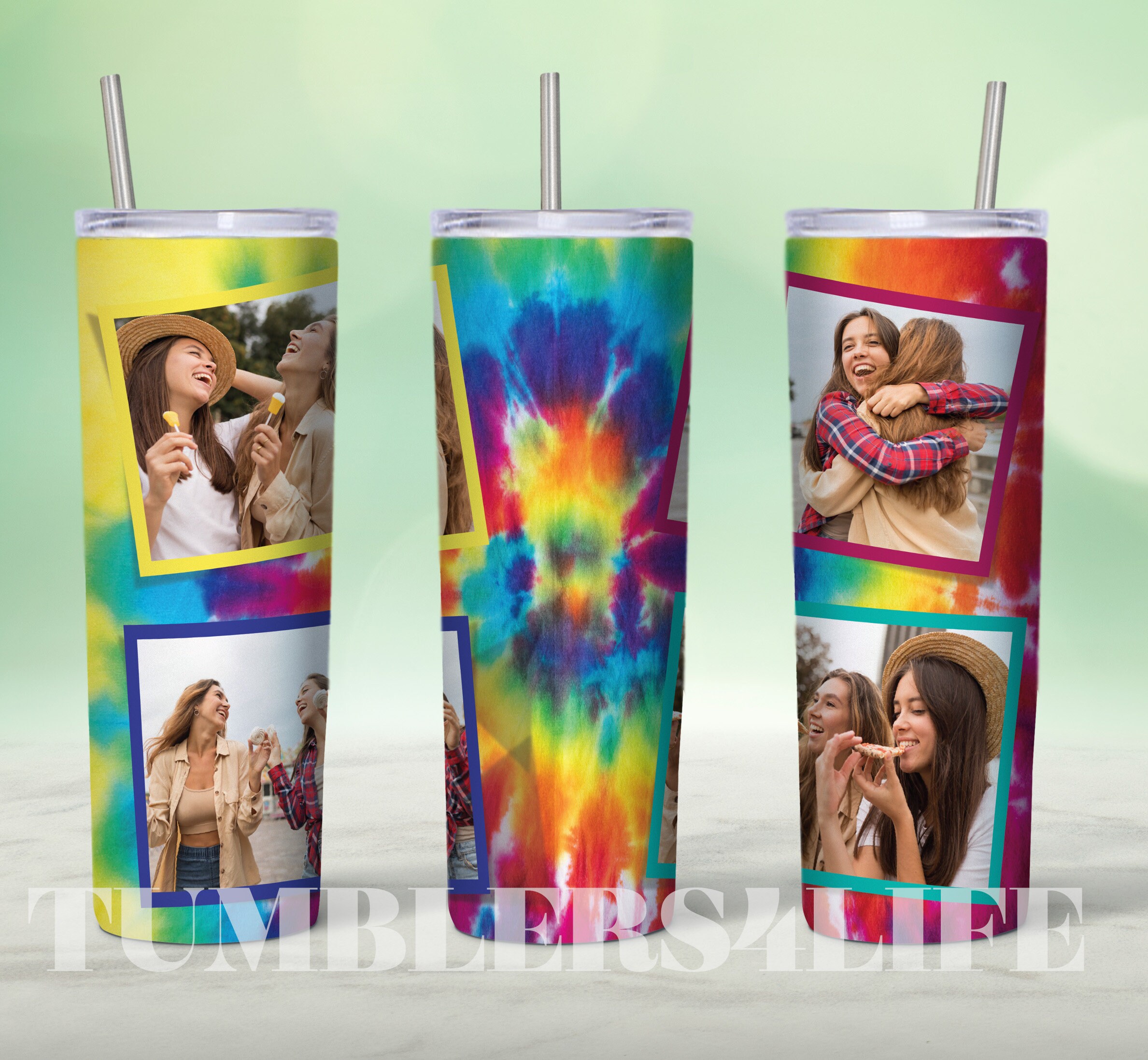 Tye Dye Photo Frames - Etsy