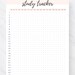 STUDY LOG Study Tracker Printable, Study Log, Study Planner, Study ...