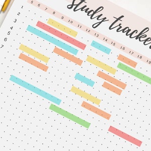 STUDY LOG Study Tracker Printable, Study Log, Study Planner, Study ...