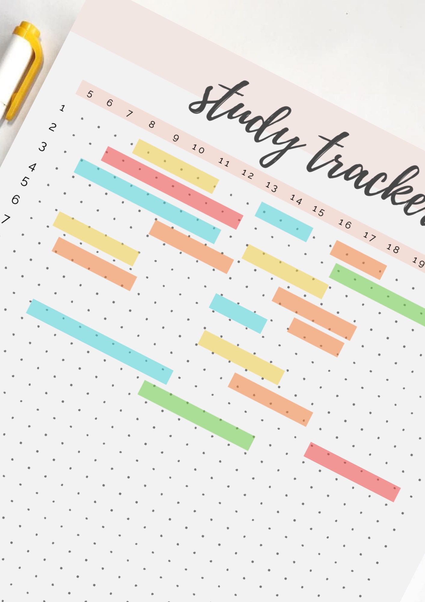 STUDY LOG Study Tracker Printable, Study Log, Study Planner, Study ...