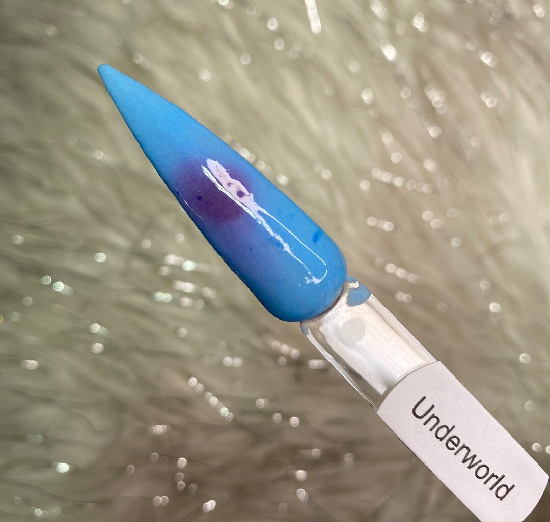 Underworld Blue to Purple Uv/sun Changer Nail Dip Powder - Etsy
