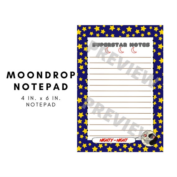 Stationery Moondrop Notepad FNAF Paper & Party Supplies Paper etna.com.pe