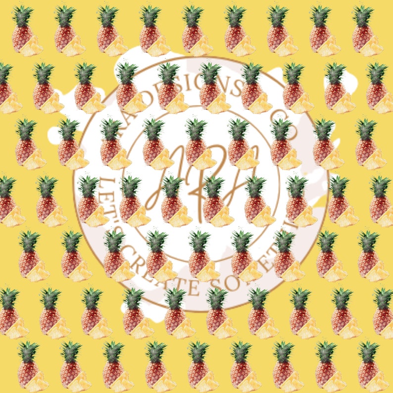 Digital Paper Pack, Instant Download,pineapple, Summer Vibes, Printable ...