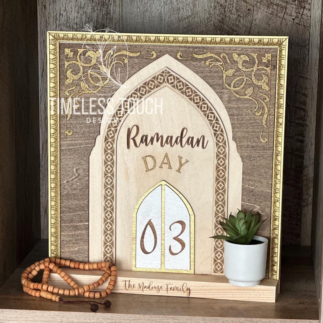 Ramadan Countdown Ramadan Calendar Masjid Doorway Ramadan Gift Ramadan ...