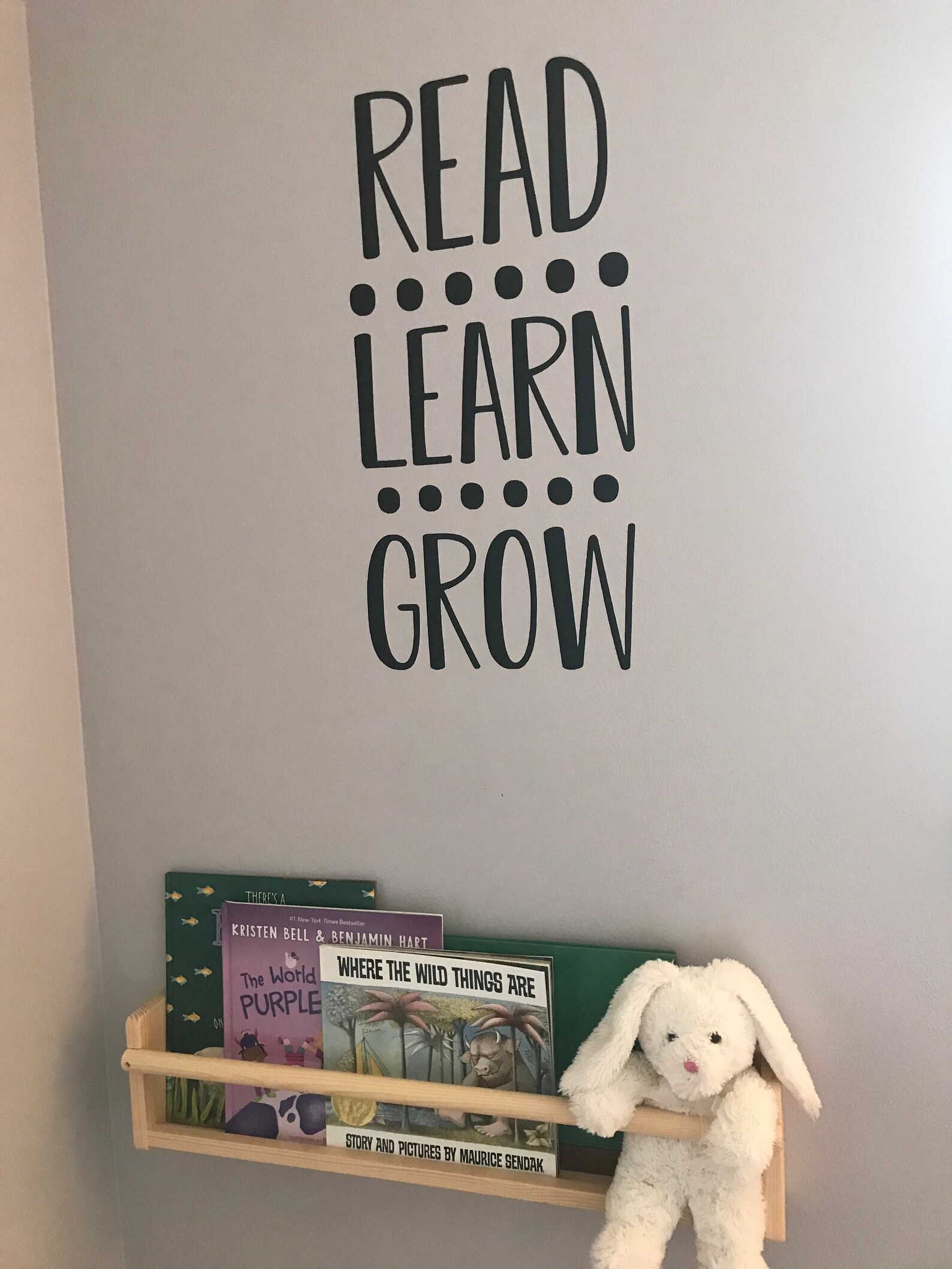 Read Wall Decal Read Learn Grow Reading Wall Decal - Etsy