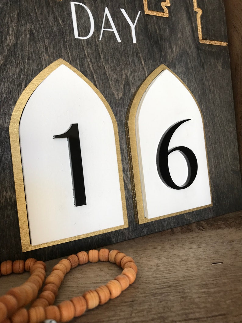 Ramadan Calendar Ramadan Countdown Ramadan Wall Calendar - Etsy