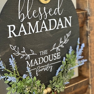 Ramadan Sign - Ramadan Mubarak - Blessed Ramadan - Ramadan Door Sign ...