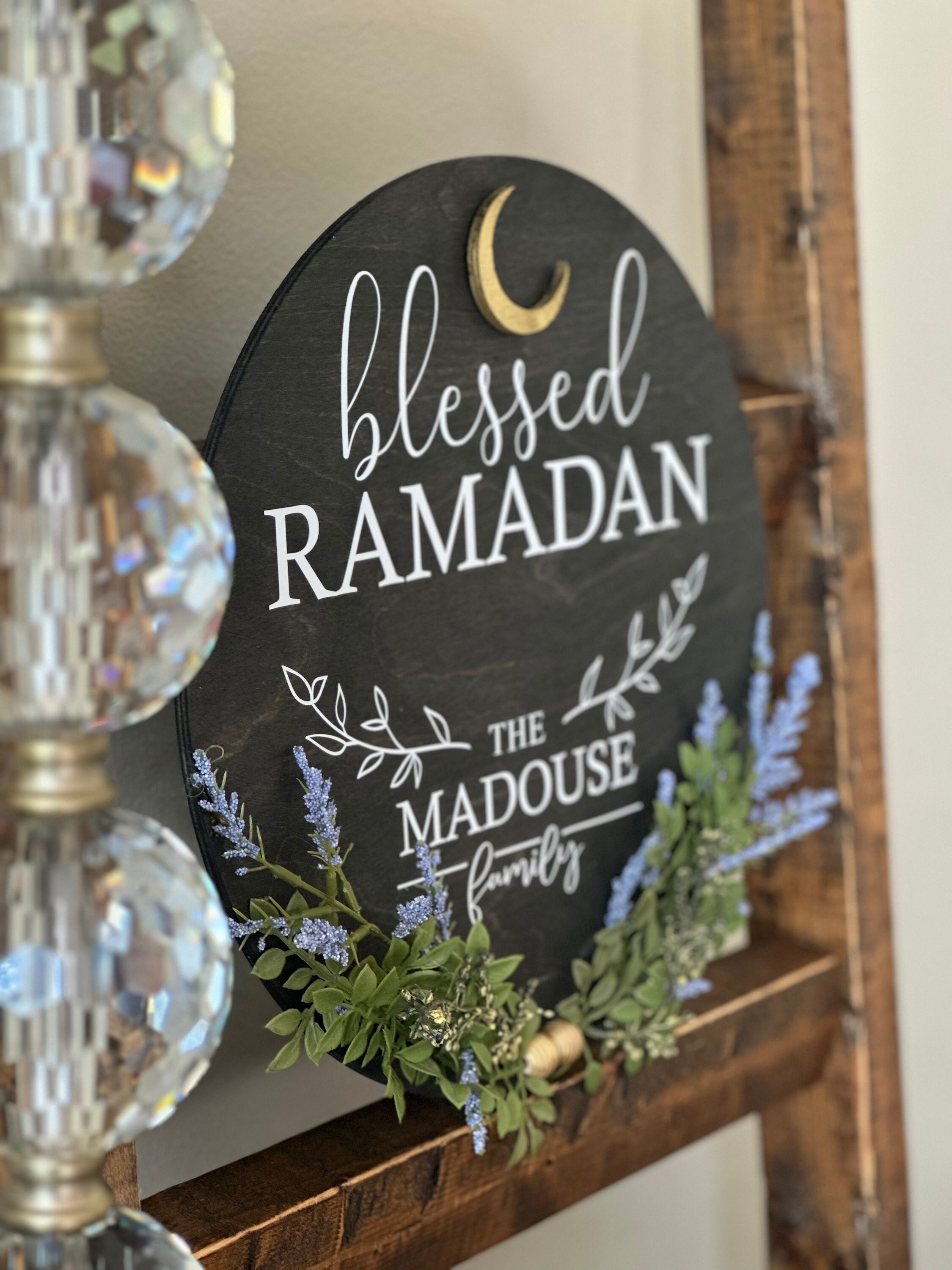 Ramadan Sign - Ramadan Mubarak - Blessed Ramadan - Ramadan Door Sign ...
