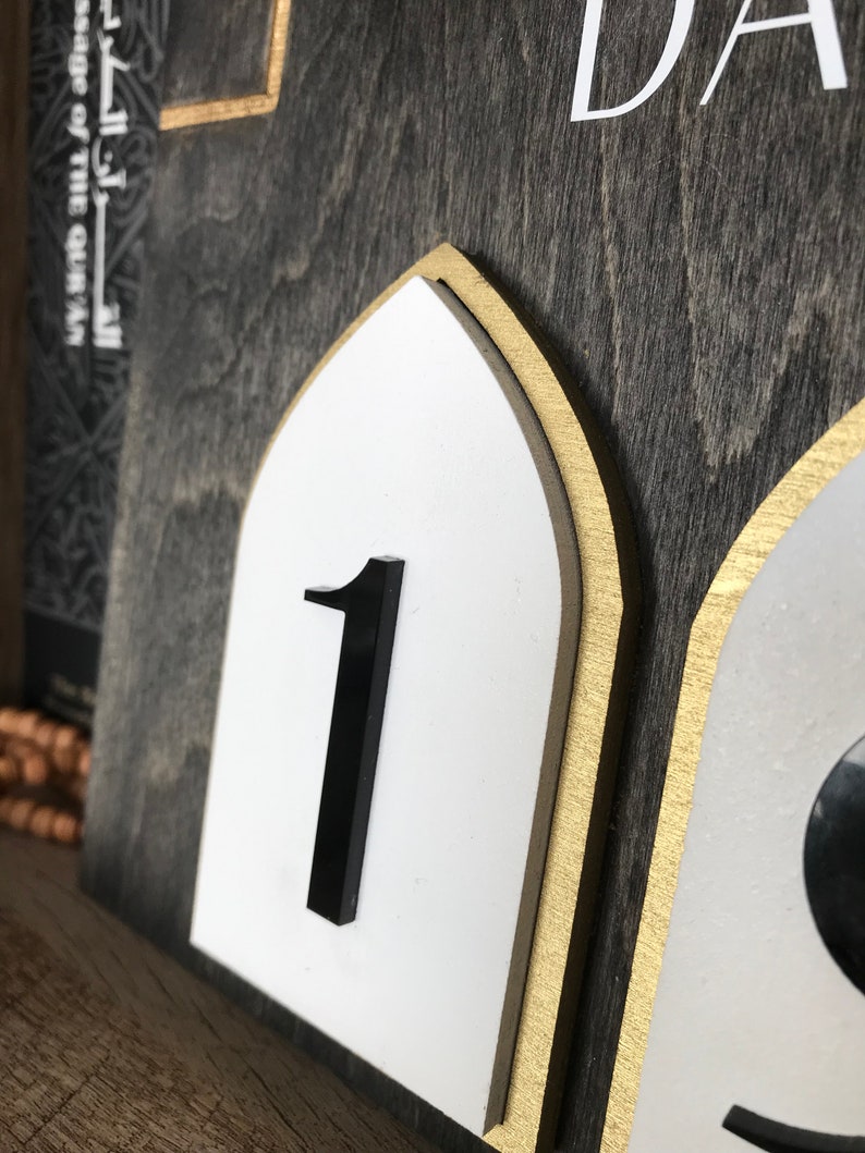 Ramadan Calendar Ramadan Countdown Ramadan Wall Calendar - Etsy