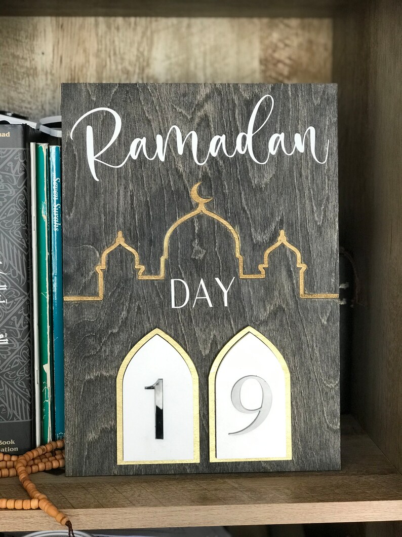 Ramadan Calendar Ramadan Countdown Ramadan Wall Calendar - Etsy