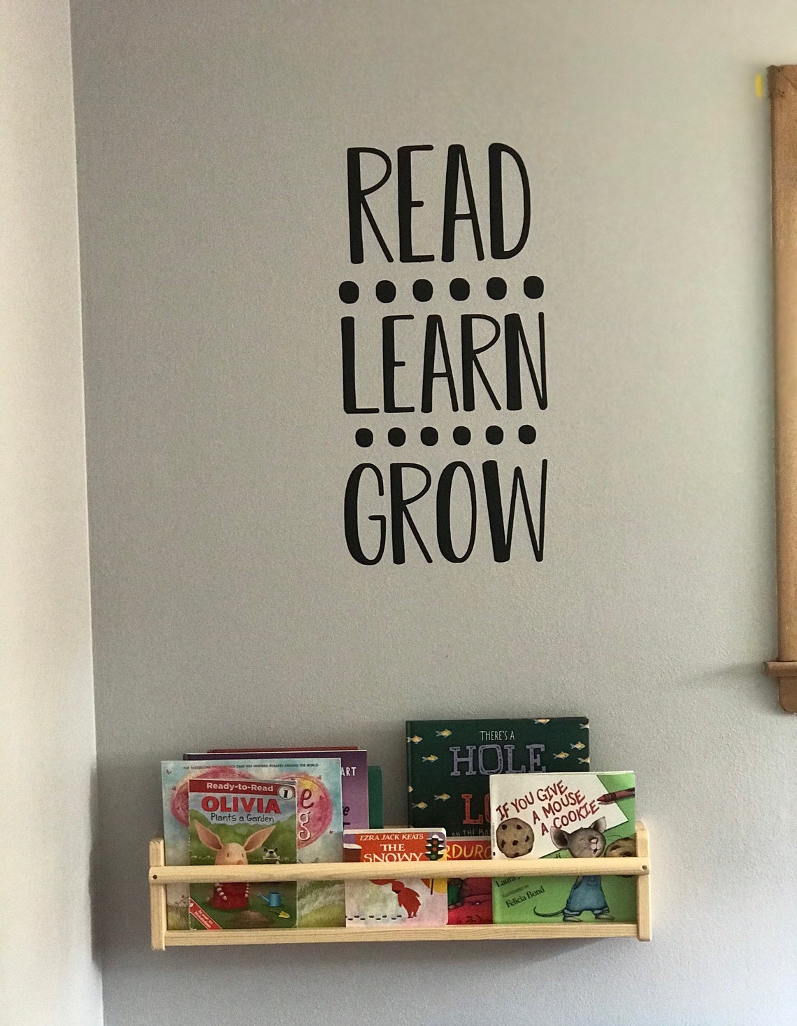 Read Wall Decal Read Learn Grow Reading Wall Decal - Etsy