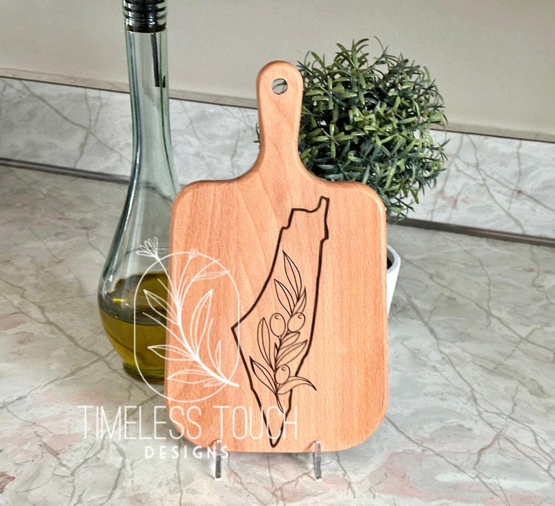DOUBLE SIDED Palestine Cutting Board - Palestine - Palestine Decor ...