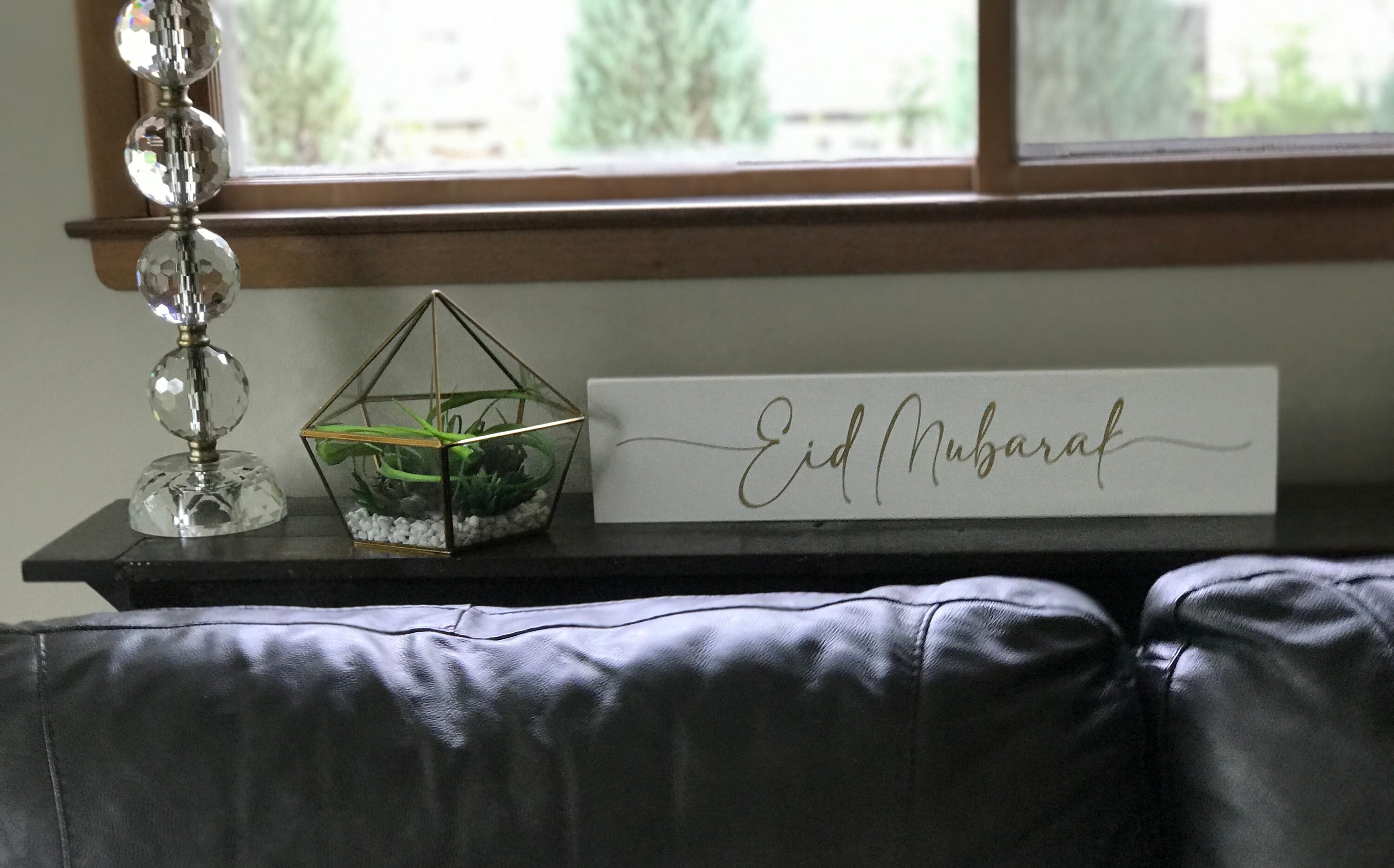 Eid wood sign Eid centerpiece Eid Mubarak sign Eid stand | Etsy