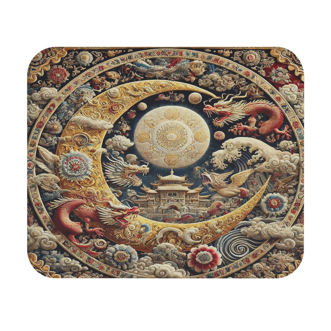 Dragon Moon Mouse Pad - Etsy