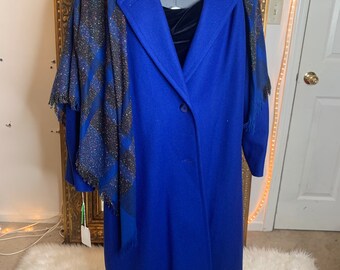 Cobalt Blue Coat - Etsy