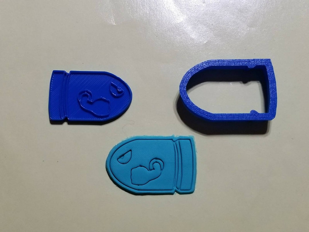 Bullet Bill Cookie Cutter With Detail Impression Disc/super - Etsy UK