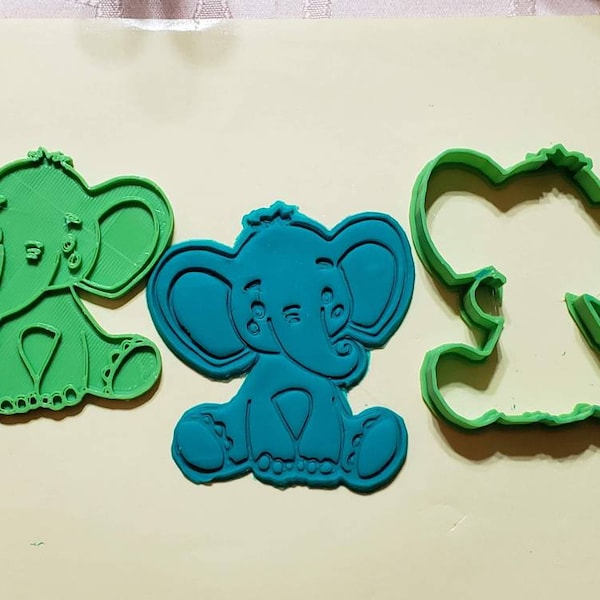 Baby Elephant Cookie Cutter - Etsy