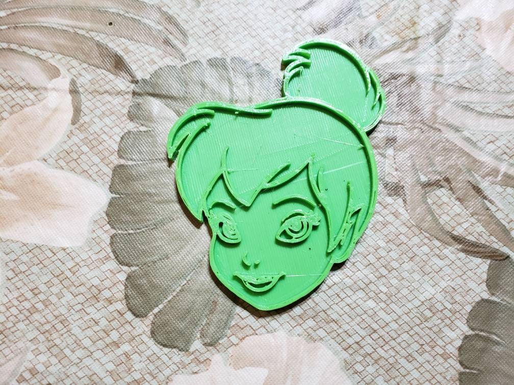 Tinkerbell Cookie Cutter With Detail Impression Disc/cookie | Etsy