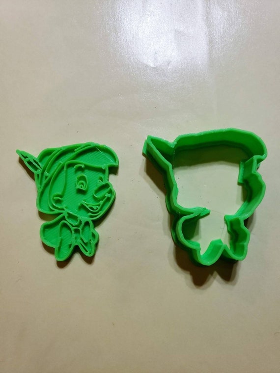Pinocchio Cookie Cutter With Detail Impression Disc/pinocchio - Etsy