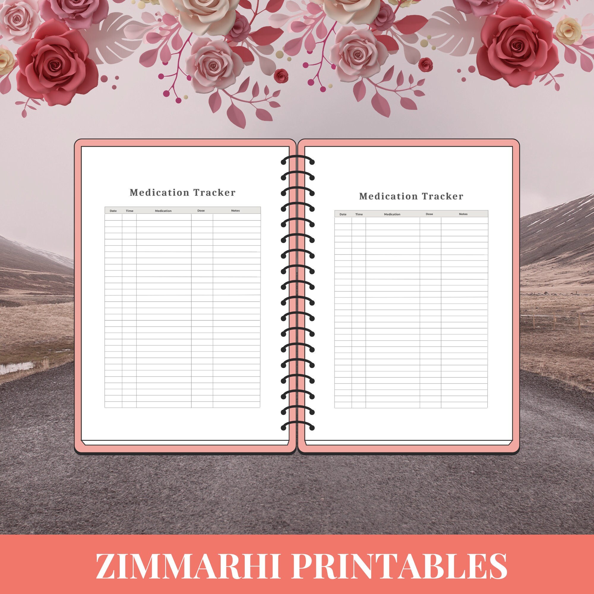 Printable Medication Tracker, Planner Inserts (digital Download) - Etsy