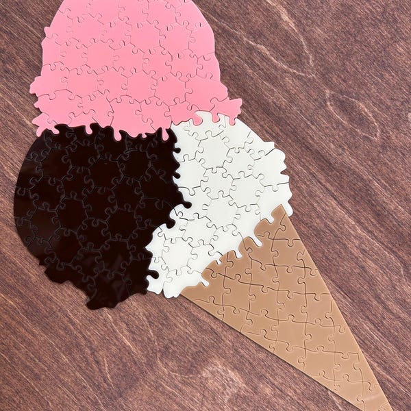 Ice Cream Jigsaw Puzzle - Etsy
