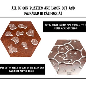 Acrylic Ghost Jigsaw Puzzle - Unique 200 Piece Challenge - Etsy