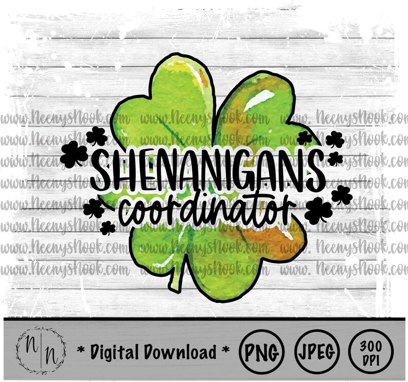 Shenanigans Coordinator Digital Download - St Patrick's Day - Teacher ...