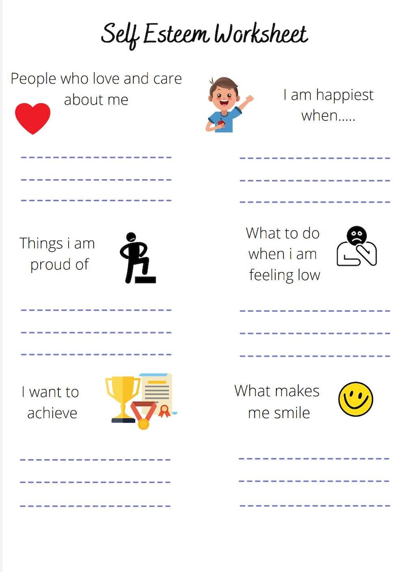 Self Esteem Gratitude Resilience Coping Skills Accomplishments ...