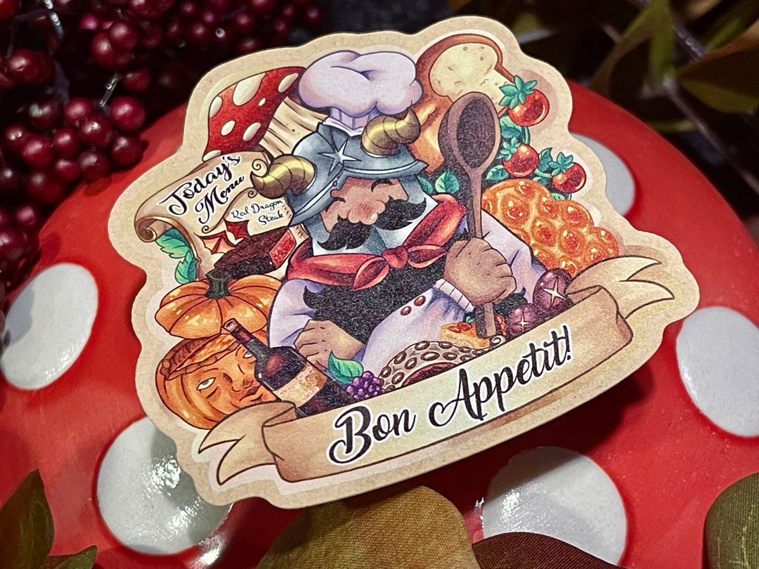 Chef Senshi Delicious in Dungeon/dungeon Meshi Sticker - Etsy