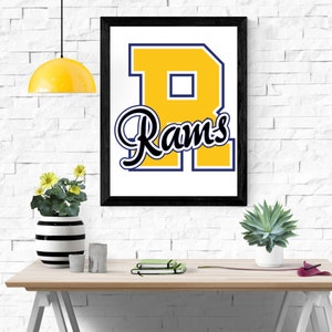 Rams Team Mascot SVG Bundle: Football Fan Graphics (digital Files) - Etsy