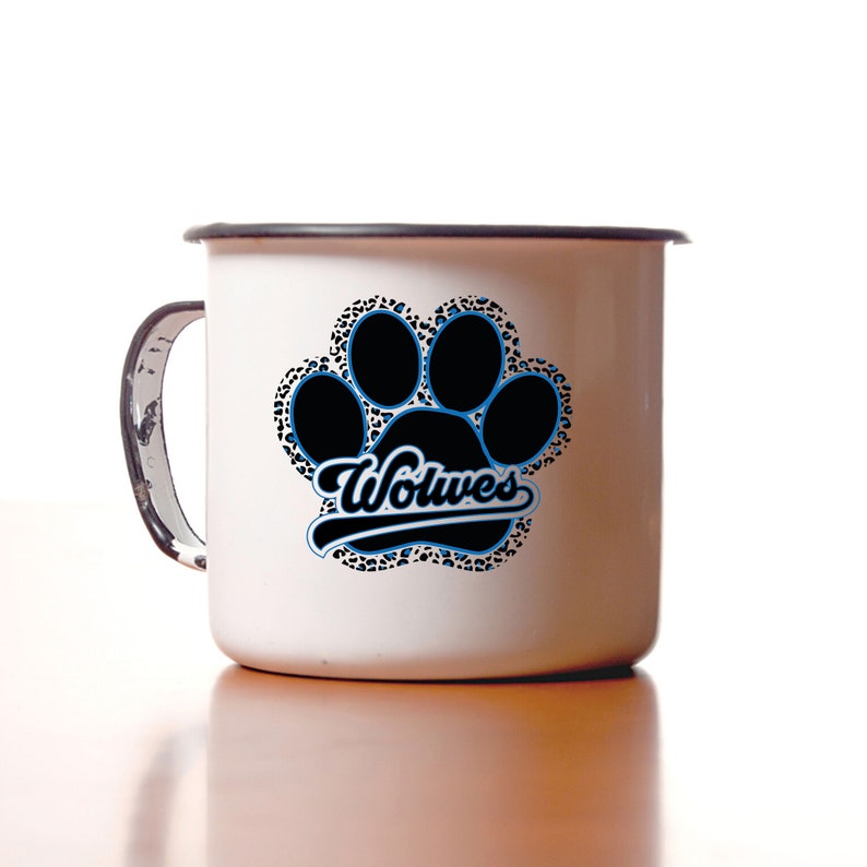 Team Mascot Svg, Wolves Team Svg, Stacked Wolves SVG, Wolves Mascot Svg ...