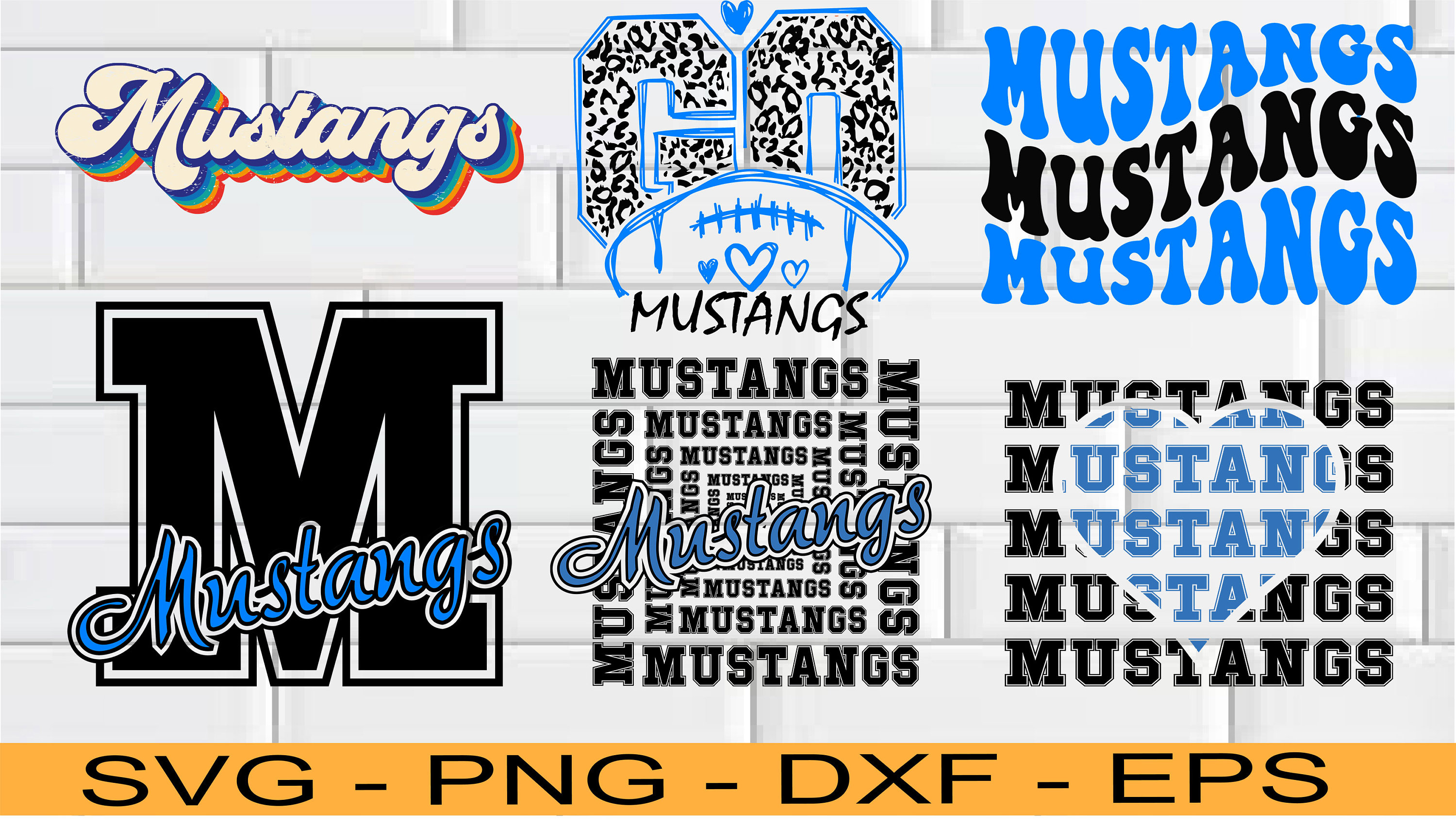 Mustangs SVG PNG, Mustangs Mascot Svg, Mustangs Cheer Svg, Mustangs ...