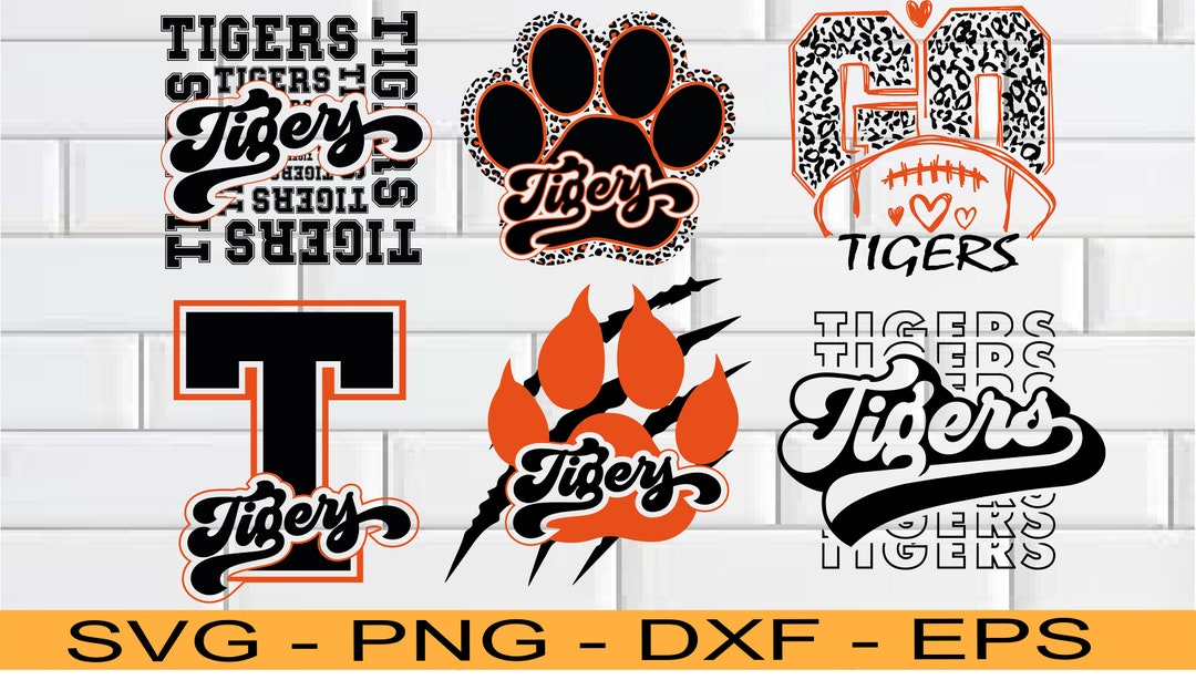 Team Mascot Svg, Tigers Team Svg, Stacked Tigers SVG, Tigers Mascot Svg ...