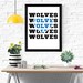 Wolves Team Mascot SVG: School Spirit Graphics (digital Files) - Etsy