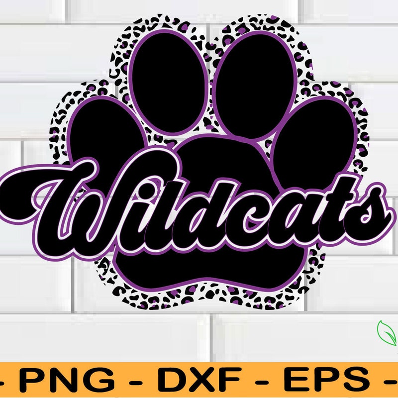 Wildcat Paw Print - Etsy