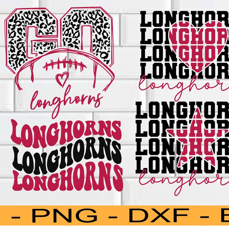 Longhorn Svg - Etsy