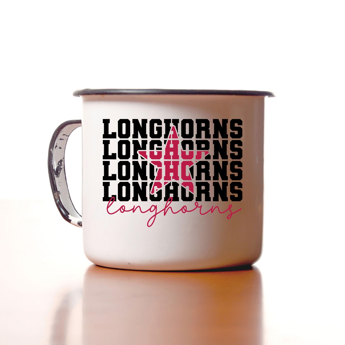 Team Mascot Svg, Longhorns Team Svg, Stacked Longhorns SVG, Longhorns ...