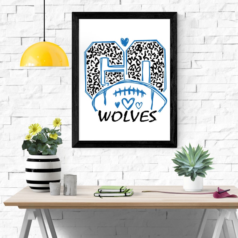Wolves Team Mascot SVG: School Spirit Graphics (digital Files) - Etsy