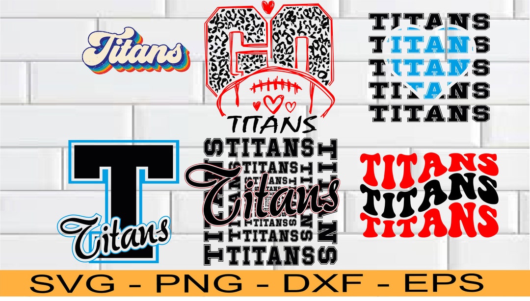 Team Mascot Svg, Titans Team Svg, Stacked Titans SVG, Titans Mascot Svg ...