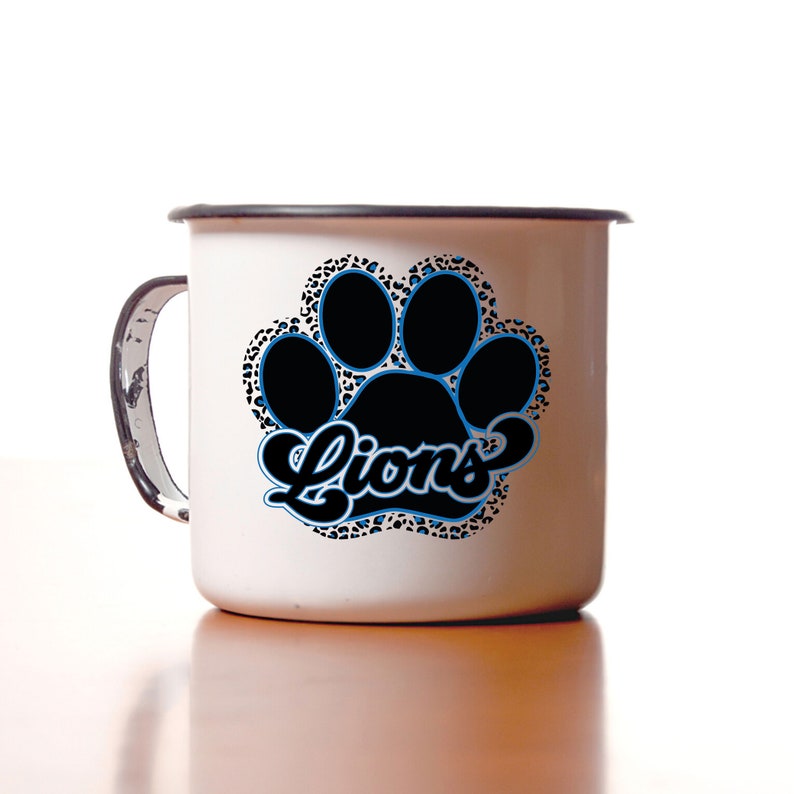 Leopard Lions Paw SVG: Team Mascot, Football Mama (digital File) - Etsy