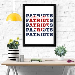 Patriots Team Mascot SVG: Retro Football Cheer Design (digital File) - Etsy