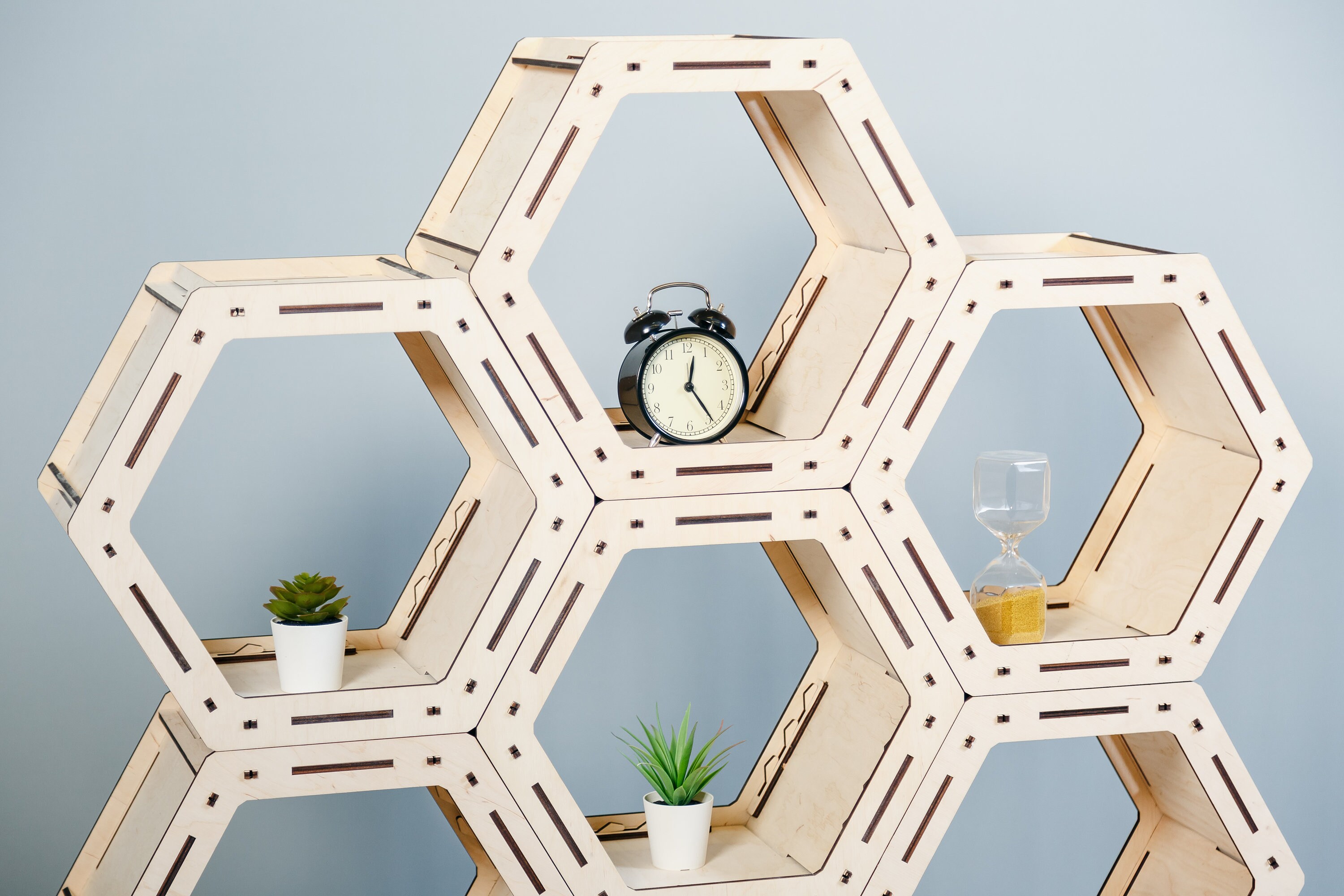 Honeycomb Shelves Large Set of Hexagon Shelves Nursery | Etsy