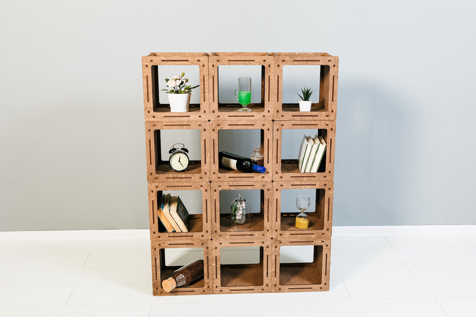 Wooden Bookshelf Handmade Bookshelf Freestanding Bookcase | Etsy