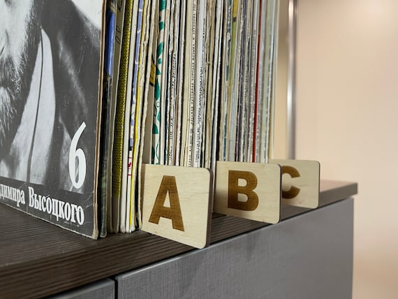 Vinyl Record Dividers LP Record Separators Genre Dividers | Etsy