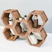 Bookcase Custom Shelving Unit Hexagon Bookshelf Loft Shelf - Etsy