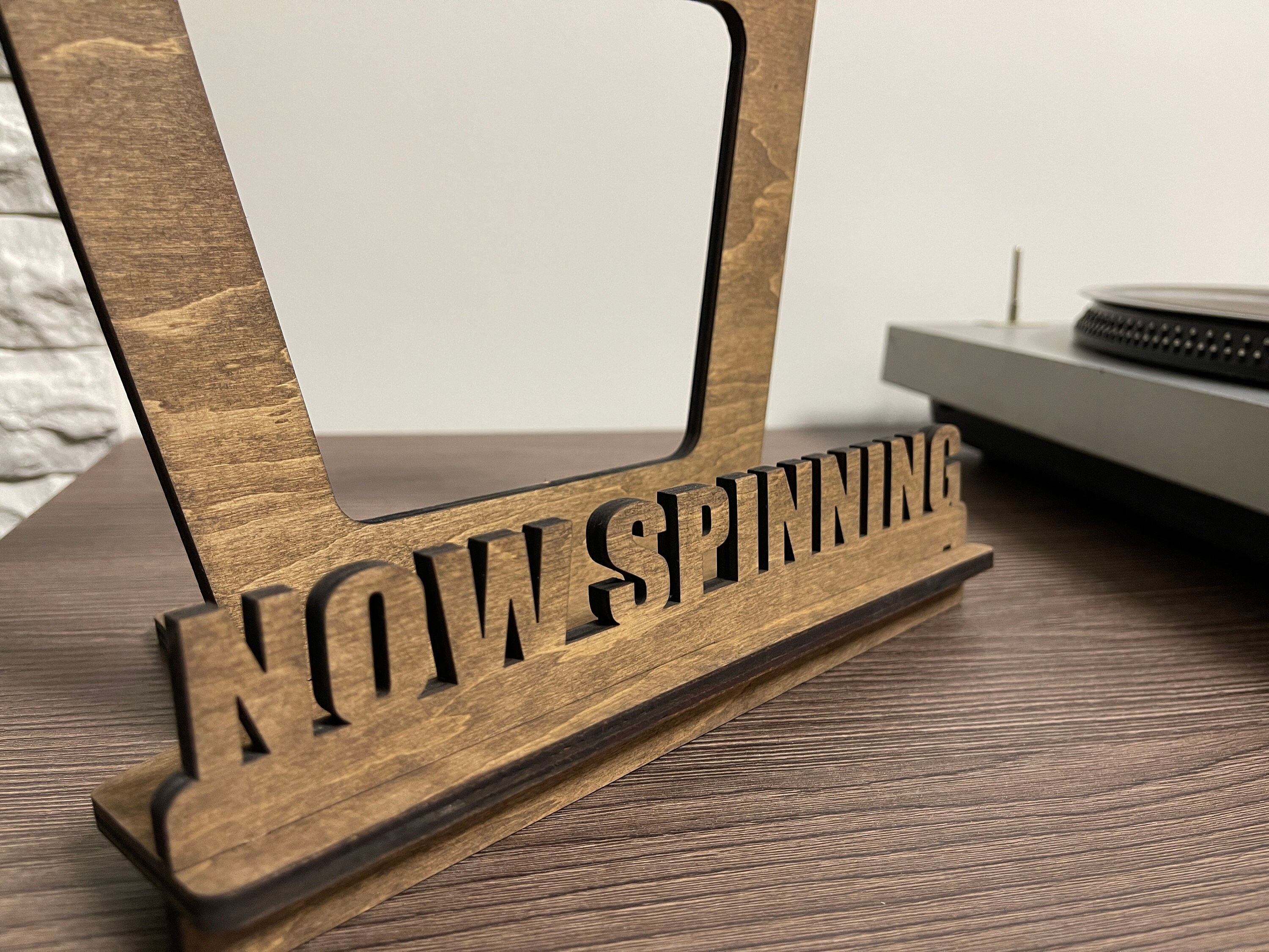 Now Playing Shelf Now Spinning Stand Vinyl Record Collector | Etsy